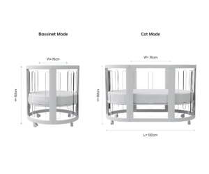 Kaylula Sova Cot Clear Package - babyhood