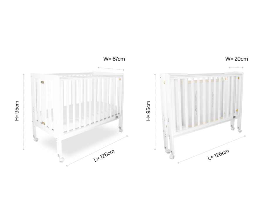 Fold N Go Timber Cot - babyhood
