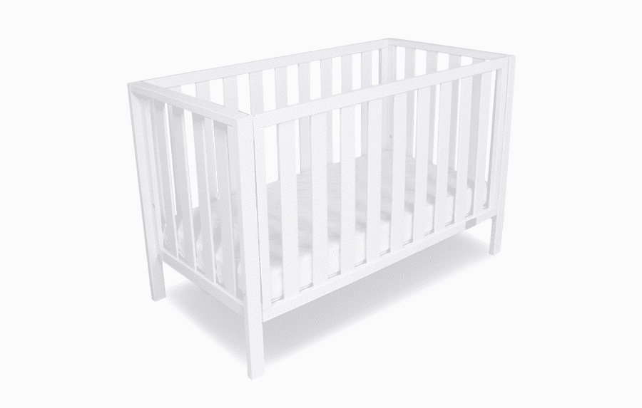 Mali Compact Cot - White - babyhood