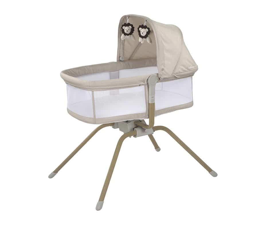 Rocking Travel Bassinet - Beige - babyhood