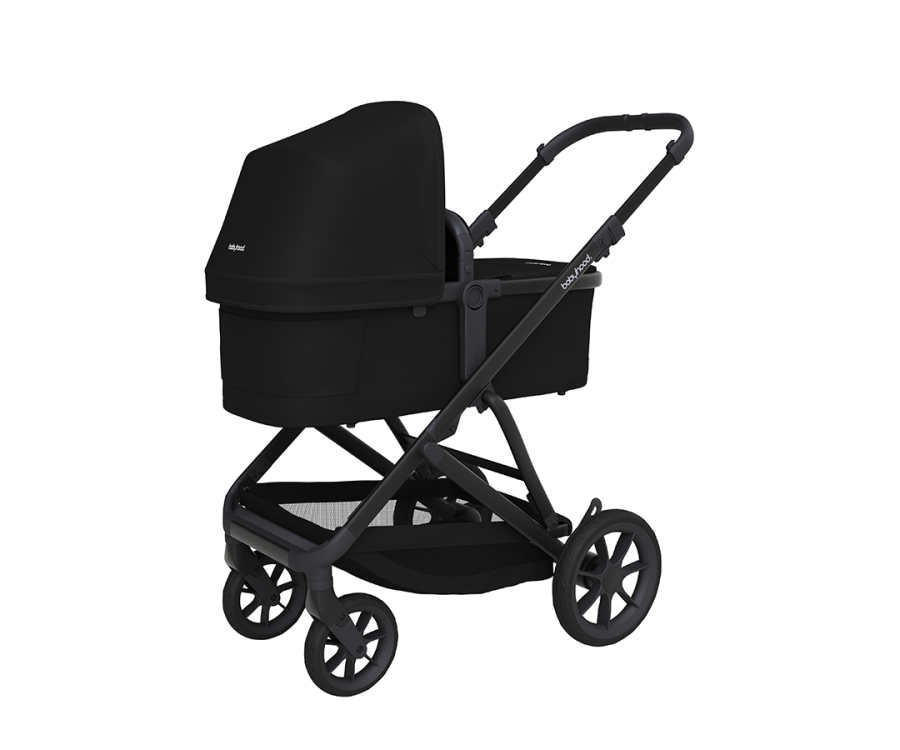 Doppio Plus Stroller Single Seat - Black - babyhood