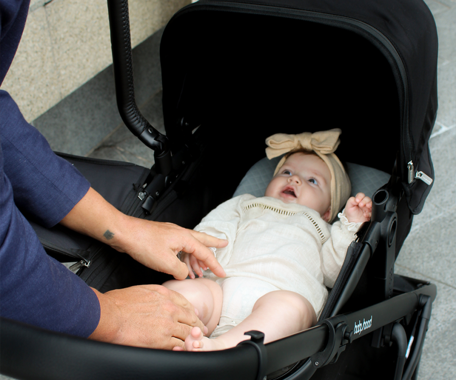 Doppio Plus Stroller Single Seat - Black - babyhood