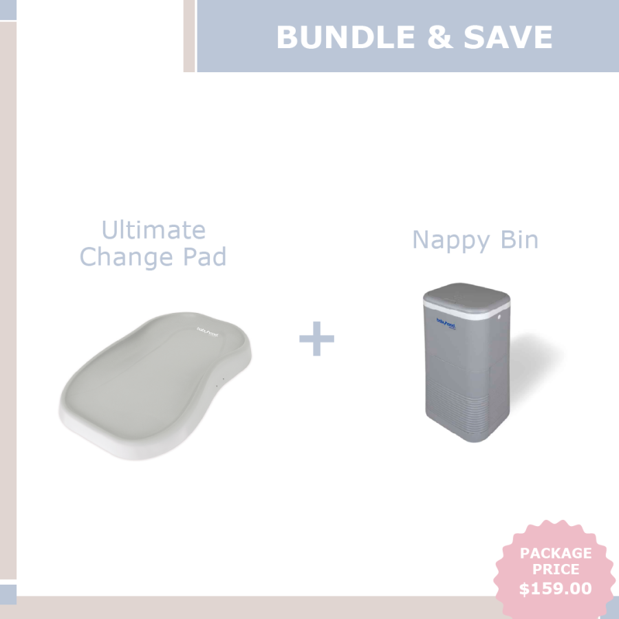 Ultimate Change Pad Steel Bundle & Save - Nappy Bin - babyhood